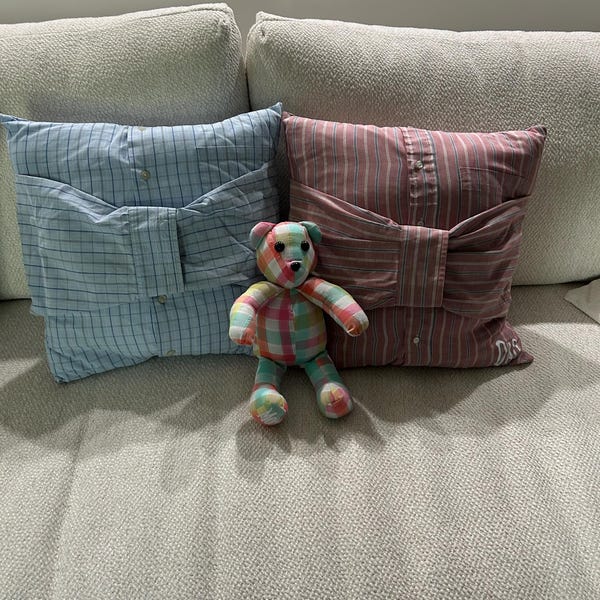 Small Teddy Bear/memory Bear/handmade Bear/memory of Loved One/keepsake ...