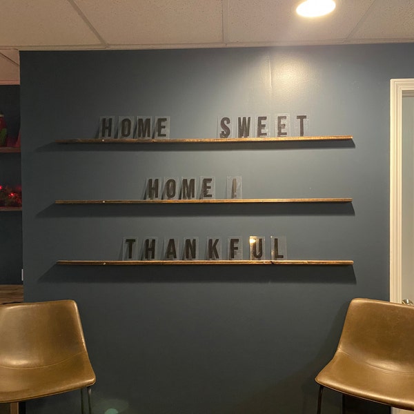 Extra Letter Set + Picture Pack Option for Letter Ledges | Black or ...