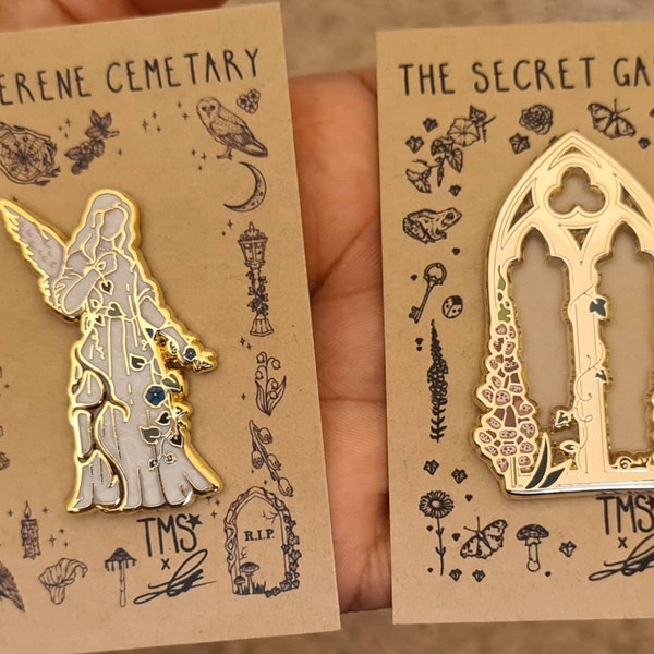 Morning Glory Angel Enamel Pin - Etsy