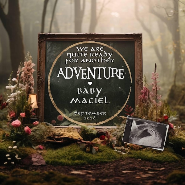 Elvish Adventure Pregnancy Announcement, Fantasy Ring Lord Baby ...