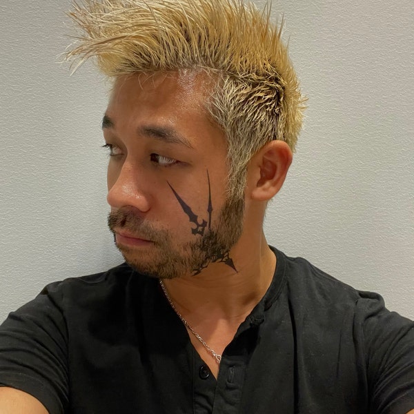 FFXVI Bearer Face Tattoo Final Fantasy XVI 16 Clive Rosfield Branded ...