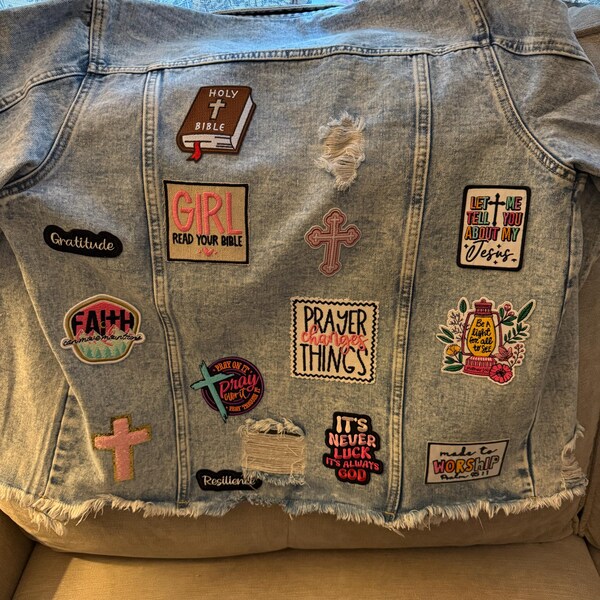 Daisy Embroidered Iron-on Patch | Flower Patch | Flower Power Patch ...