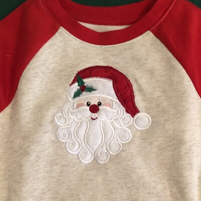 Santa Ornament in the Hoop Embroidery Design Christmas Ornament in the ...