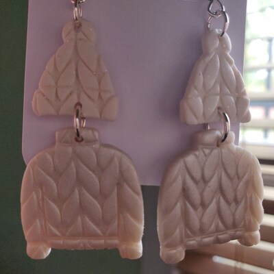 Knitted Sweater Clay Texture Roller, Winter Polymer Clay Texture Roller ...