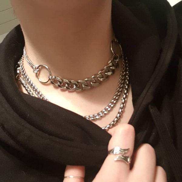 Bound Ear Chain | Lobe to Cartilage | Custom Stainless Steel Earring ...