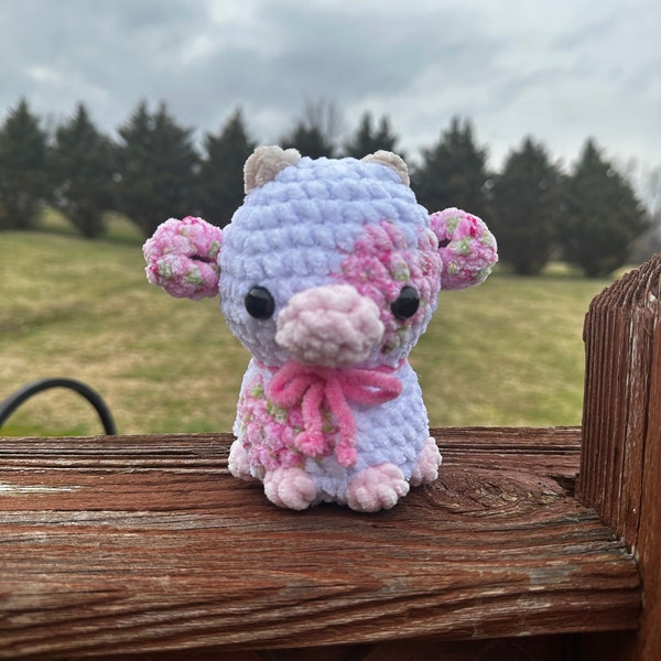 4 in 1 Baby Cow Crochet Pattern Bundle (crochet Cow Pattern, Amigurumi ...