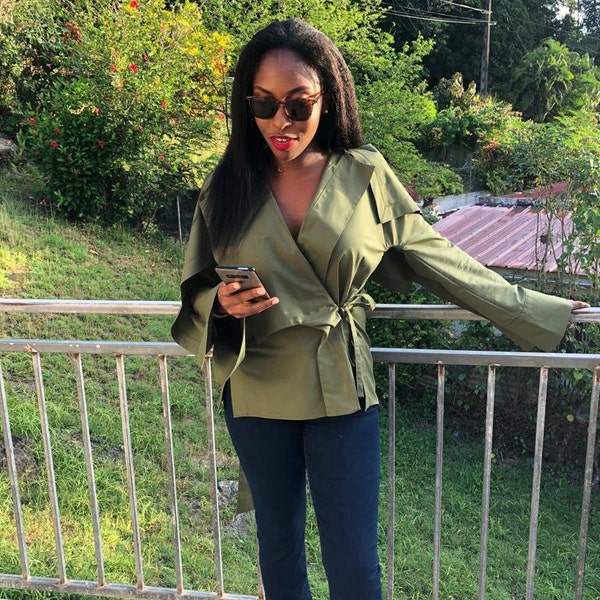 Japanese Style Blouse Sewing Pattern | Kimono Inspired Shirt Pattern ...