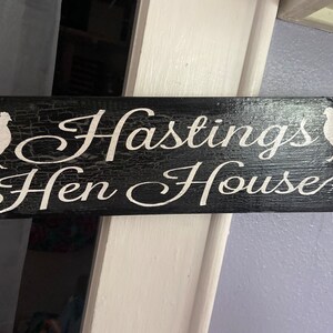 Chicken Name Signs Custom Coop Decor Flock or Farm Animal - Etsy