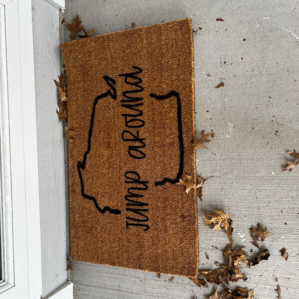 Jump Around Doormat, Wisconsin Badgers Doormat, Wisconsin Doormat ...