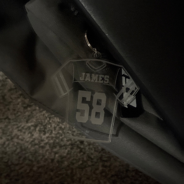 Football Team Gift, Football Personalized Keychain, Football Team Bag ...