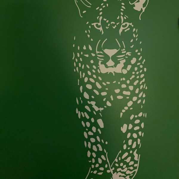 Art Wall Decals Cheetah Vinyl Sticker Animal Leopard Nursery Home ...