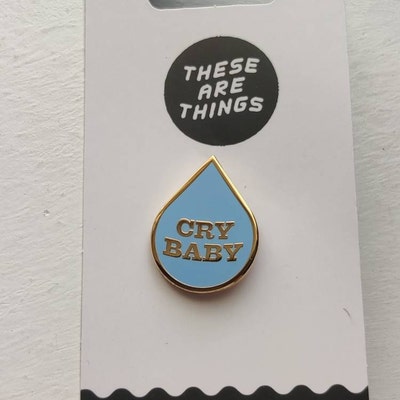 Cry Baby Enamel Pin - Etsy