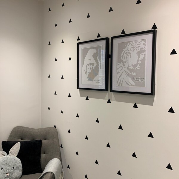 Triangle Wall Art Stickers, Triangle Decals, Triangle Wall Stickers ...
