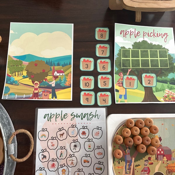 Forest Friends Preschool Learning Pack, Alphabet Activities, Montessori ...