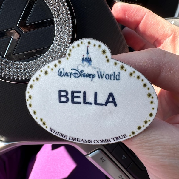 Custom Disney Name Tag- Resin Cast Member Badge | Personalized Disney ...