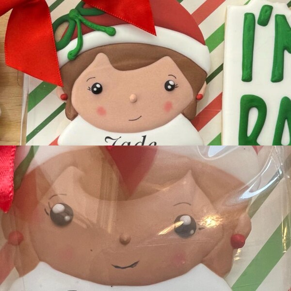 Coquette Bow Birthday Cookies, Celebrate Bow Themed Cookie, Set of 6-48 ...