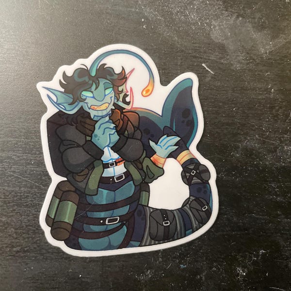 Fear and Hunger Termina God Vinyl Stickers Rher, Gro-goroth, Sylvian ...