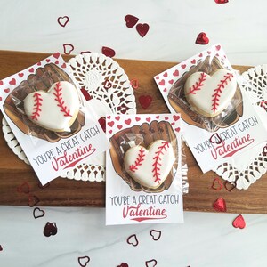 Valentines Printable Mini Cookie Card 3.5" X 5" -you're a Great Catch ...
