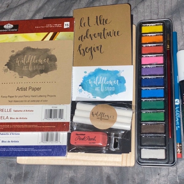 DIY Hand Lettering Kit - Premium Craft Kit for Adults • Art Kit for ...