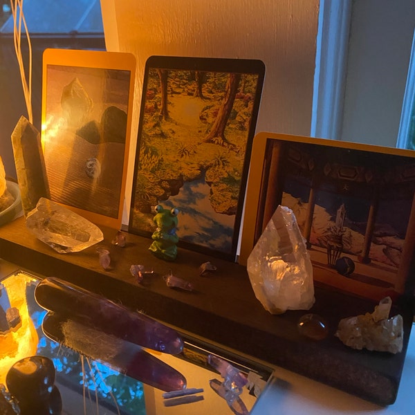 Personal Meditation Altar Small Size, Yoga Gift, Yoga Art, Shrine, Wood ...