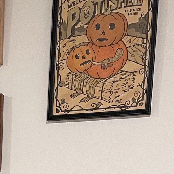 Over the Garden Wall Pottsfield Poster - Wall Art Print by Mark T ...