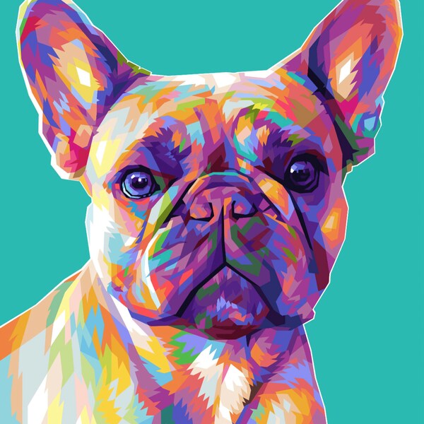 Personalized Pet Portrait Pop Art. Dog Portrait, Cat Portrait - Etsy