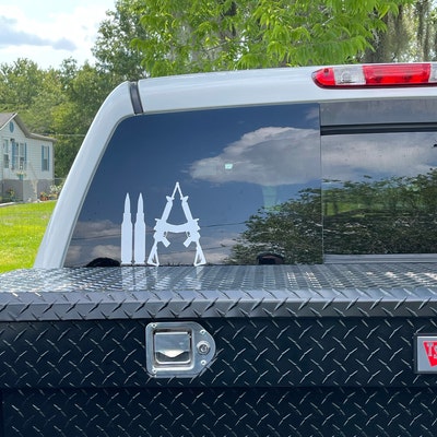 2A Bullets 2nd Amendment Vinyl Car Window or Laptop Decal - Etsy