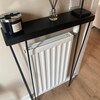 Rustic Radiator Shelf - Console Table - All Black - Etsy UK