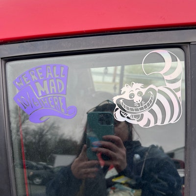 Cheshire Cat Vinyl Sticker/decal - Etsy