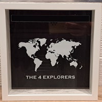 Ticket Memory Box Frame for Tickets Personalised Admit One Admit Two ...