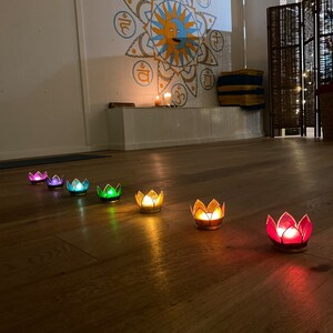 Black Stylish Tealight Holders, Iron Votive Candle Holders, Glass Tea ...