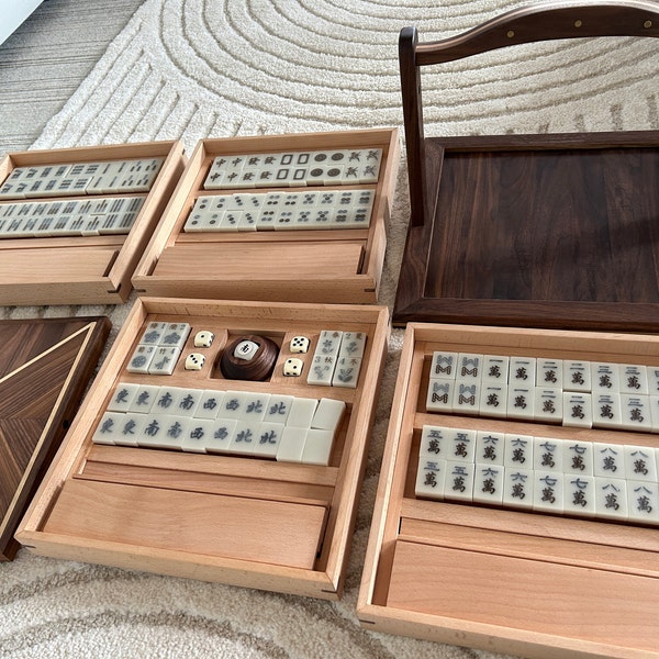 Luxury Mahjong Set, Premium Traditional Mahjong Set, Joker Tiles ...
