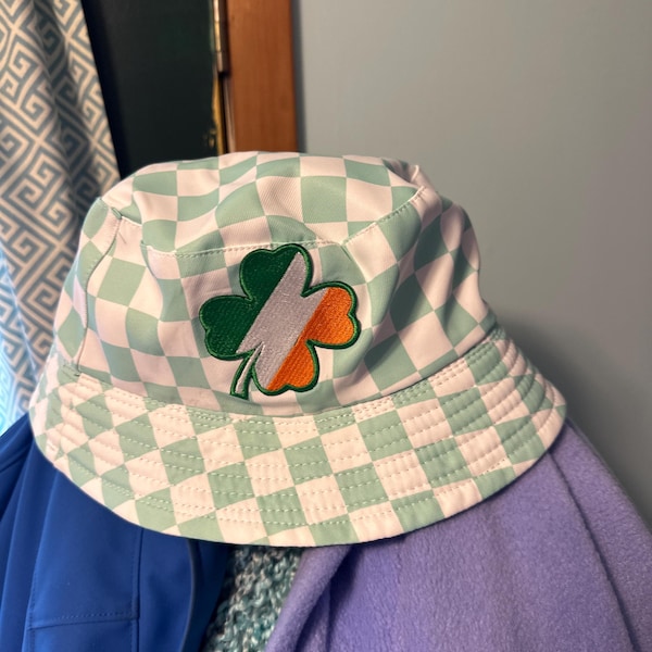 Lucky Clover Patch/iron-on Patch/ireland Flag, Green Shamrock Badge ...