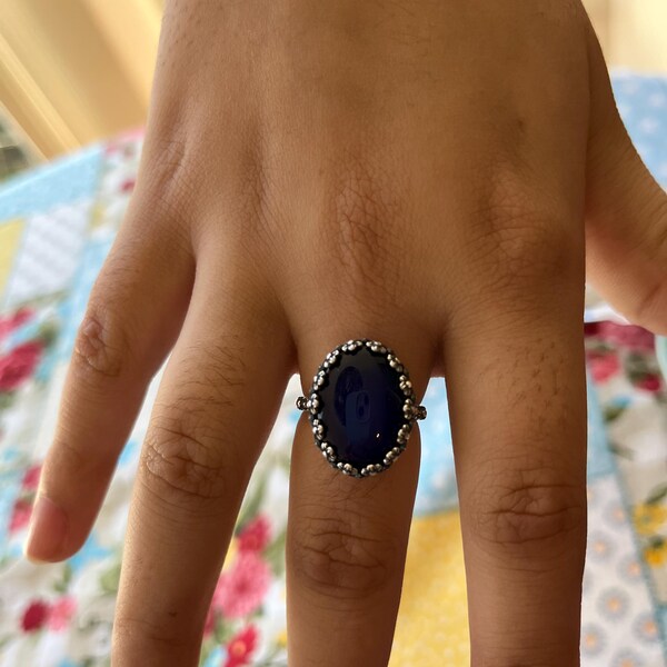 Mood Ring, Silver Mood Ring, Mood Jewelry, Color Changing Jewelry, Moon ...