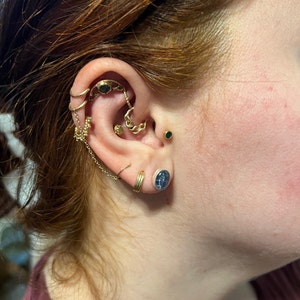 Nattiyan Earrings 22k Micron Gold Plated Nattiyan Earrings for Men Boy ...