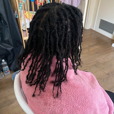 100% Human Hair Interlock Loc Extensions Natural Human Hair Locs ...