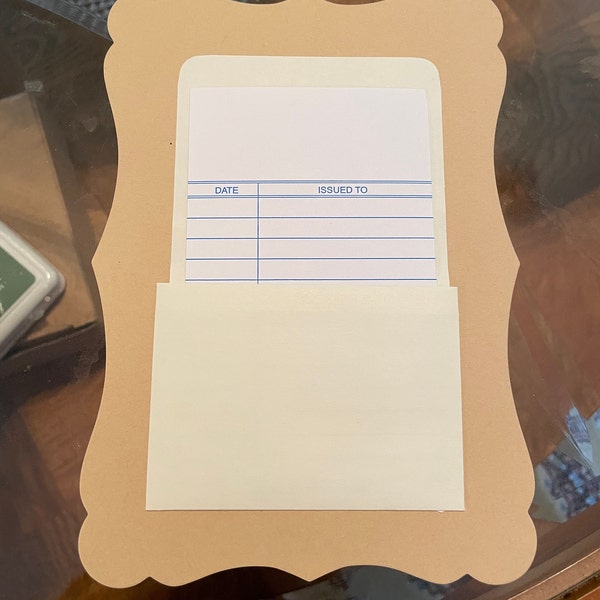 100 Library Card Pockets With Peel and Stick Backs AND 100 Library ...