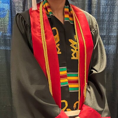 Delta Sigma Theta and DST Red Kente Stoles - Etsy