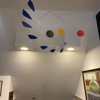 Brass Mobile Large Span Hanging Art Mobile Wide XXL Mobile - Etsy