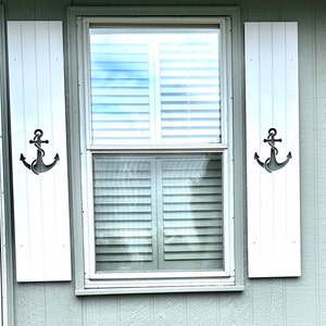 Pelican Compass Window Shutters Nautical Beach Home Decor - Etsy