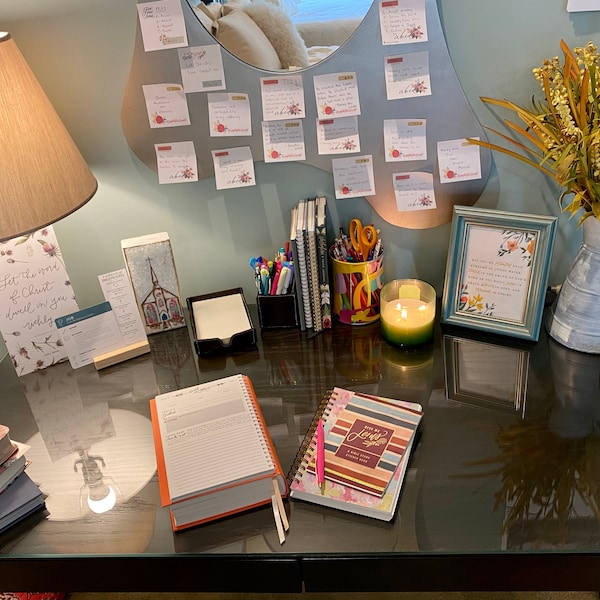 Textured Tall Church, Glass Art, Block Art, Crushed Glass, Resin Art ...