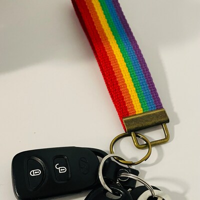 Van Gogh Starry Night Key Fob Wristlet Keychain Keyring - Etsy