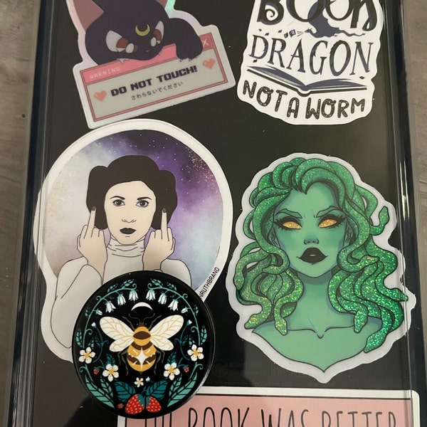 Holographic Medusa Sticker, Vinyl Sticker, Mythology, Fantasy Sticker ...