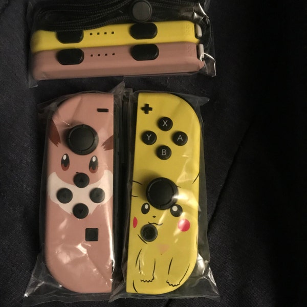 Custom Pokemon Pikachu and Eevee or Jolteon and Eevee Themed Nintendo ...