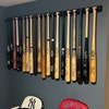20 Bat Vertical Baseball Bat Display Rack for Regular Bats youth ...