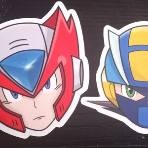 Megaman X Holographic Sticker Megaman X Series - Etsy