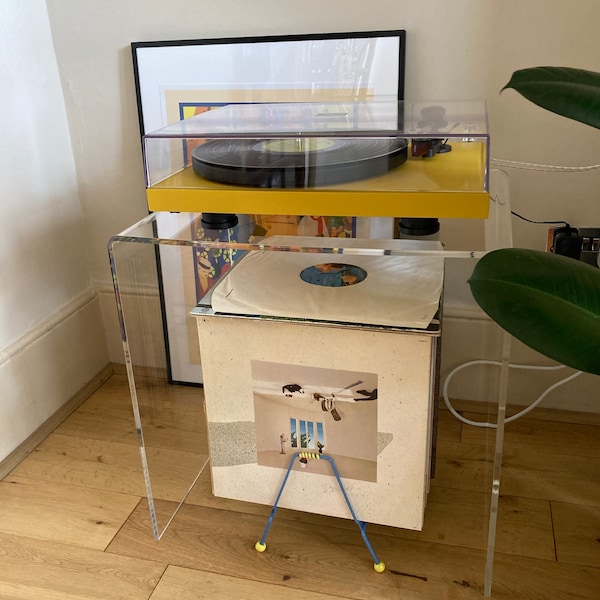 Acrylic Tower Side Tables in 3 Sizes | Perspex End Tables - Etsy