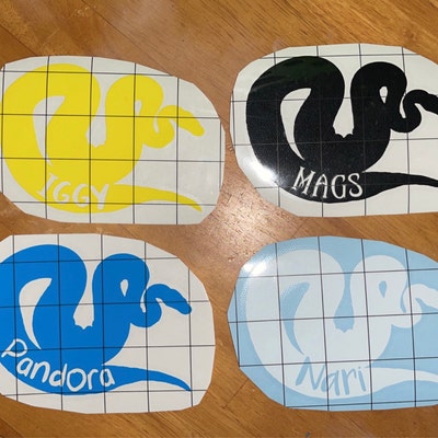Customizable Name Ball Python Snake Vinyl Decal READ - Etsy