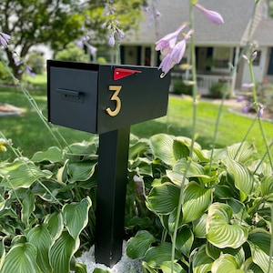 Metal Mailbox Post - Etsy