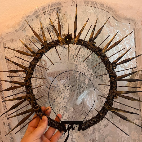 Chest Armor, gargoyle Collar, Larp, Gothic, Cathedral Headpiece, Wings ...